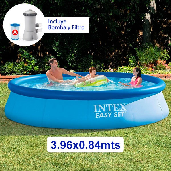 Piscina inflable circular 3.96x 0.84 mts - Aquasistemas Guatemala