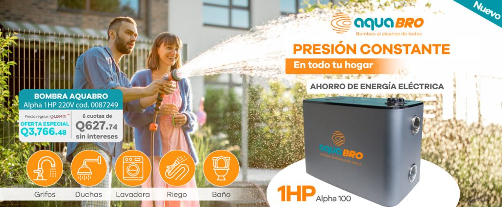 Bombas para agua - Aquasistemas Guatemala