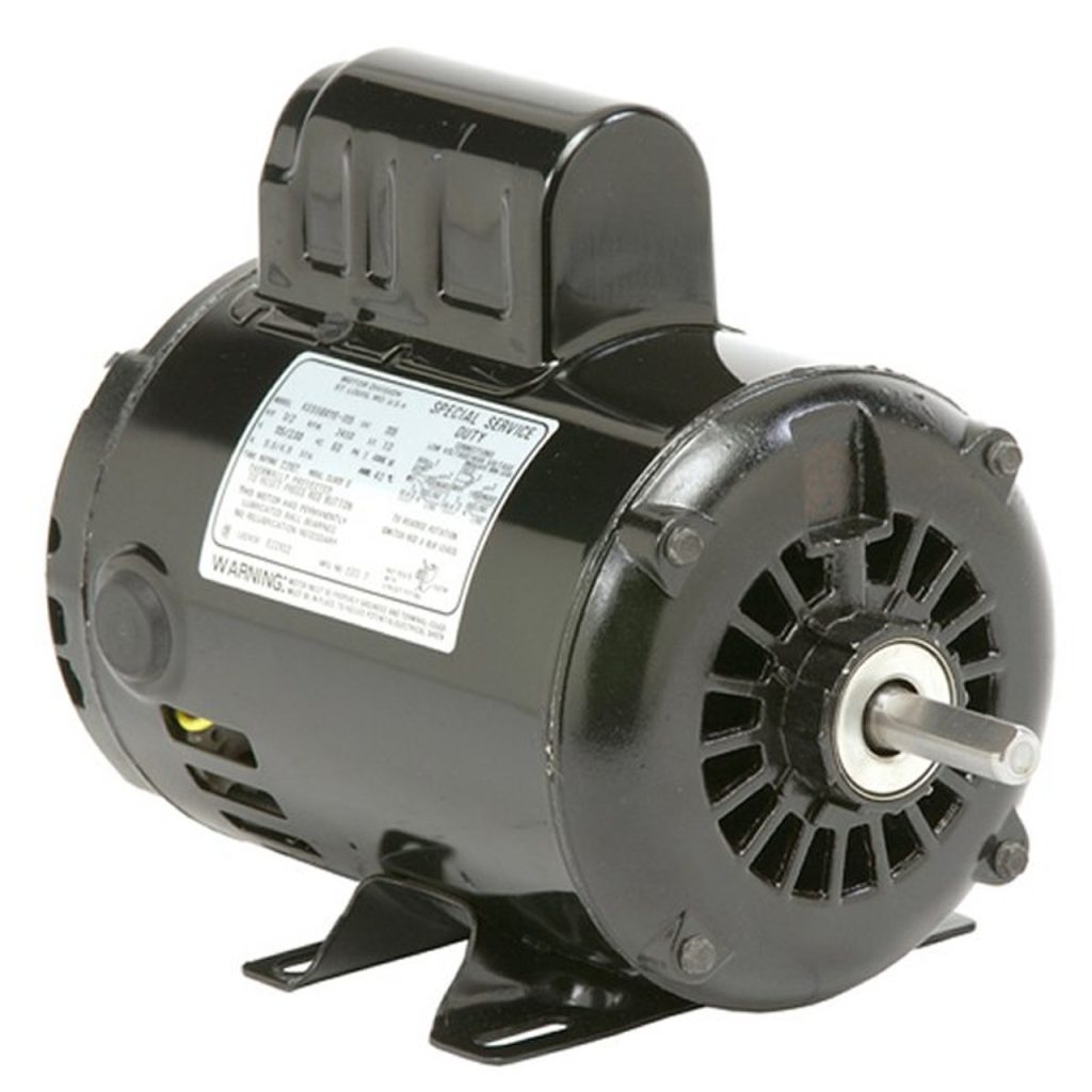 Motor eléctrico Nidec de goteo abierto, 2 hp, 1800 RPM, marco 56H, 115/ ...