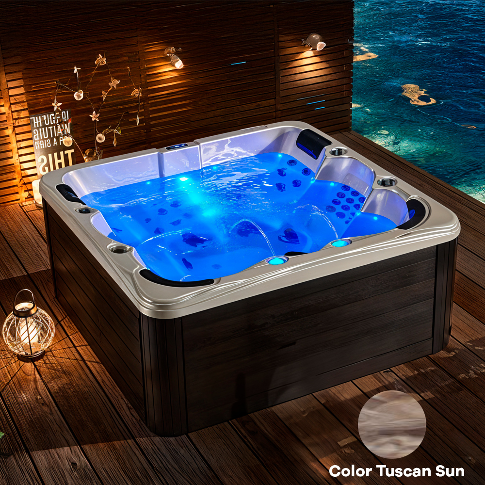 JACUZZI MALTA 224x224x88 tuscan sun - Aquasistemas Guatemala