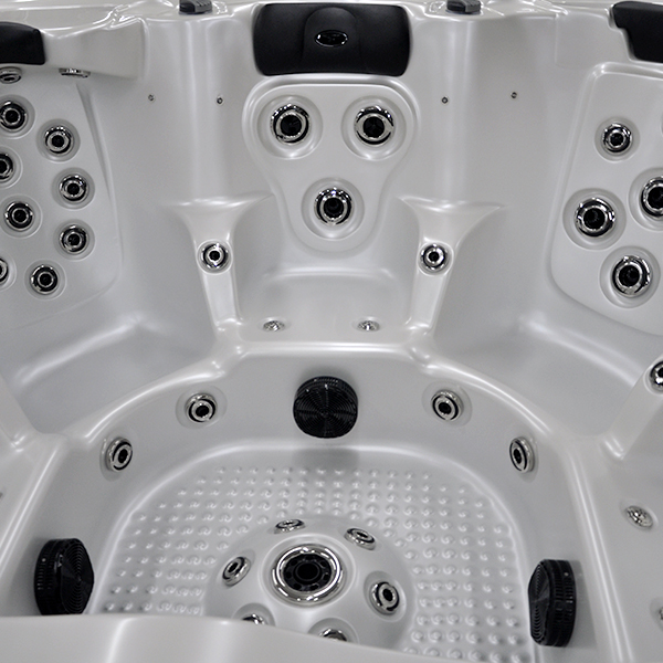 JACUZZI SANTORINI White Pearl 5 Personas - Aquasistemas Guatemala